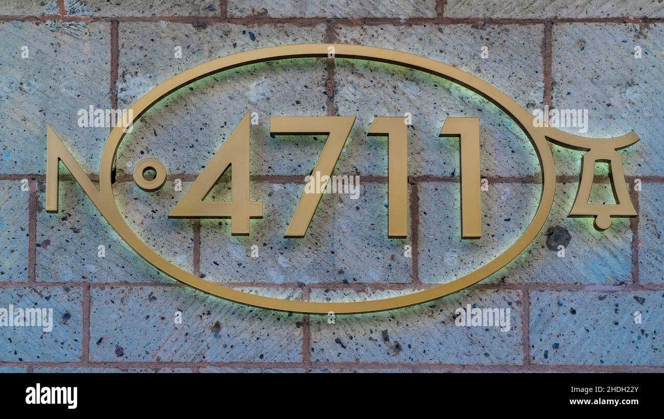 4711 logo -Fotos und -Bildmaterial in hoher Auflösung – Alamy