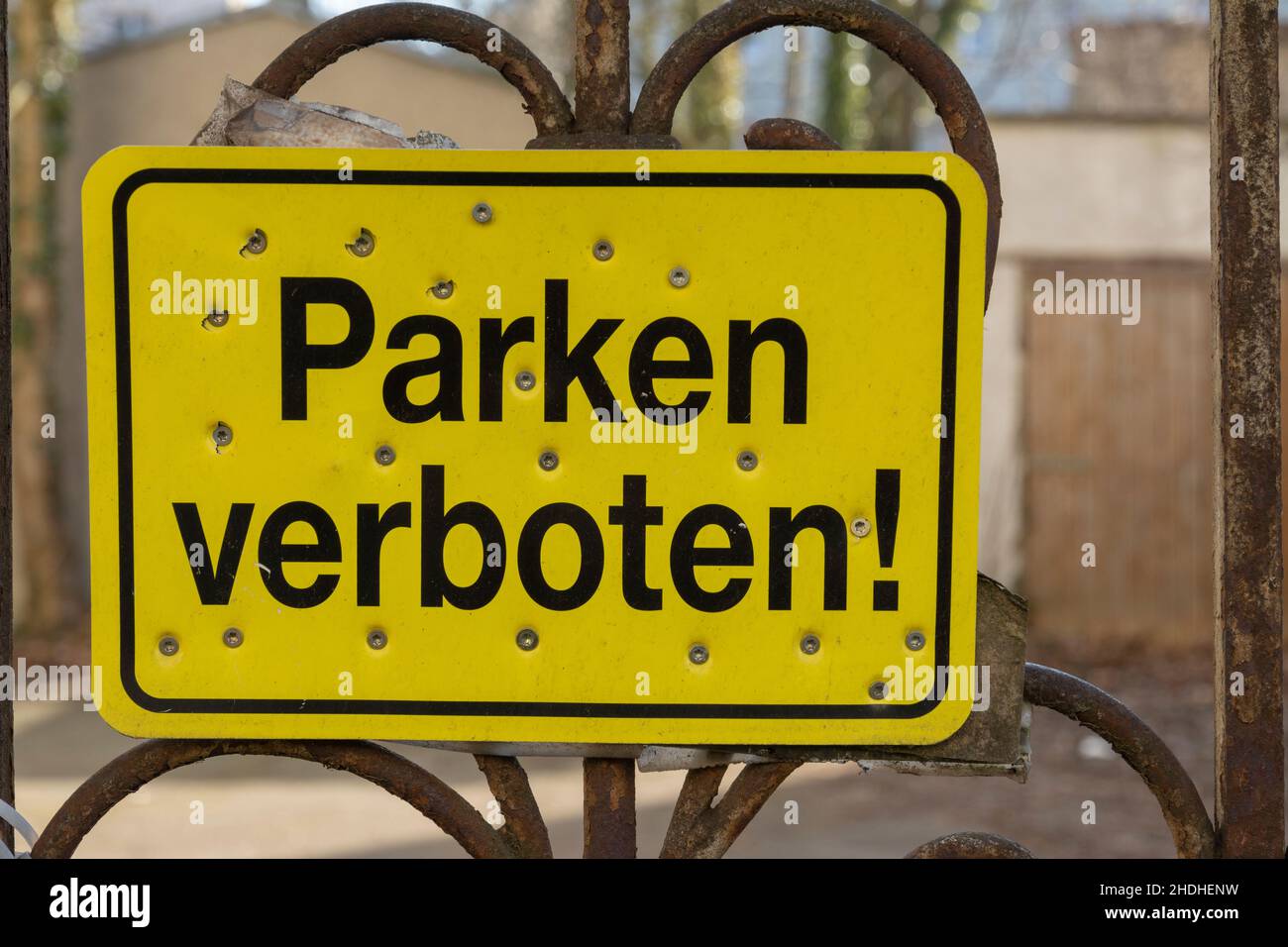Informationsschild, Parken verboten, Informationsschilder, Parken ...
