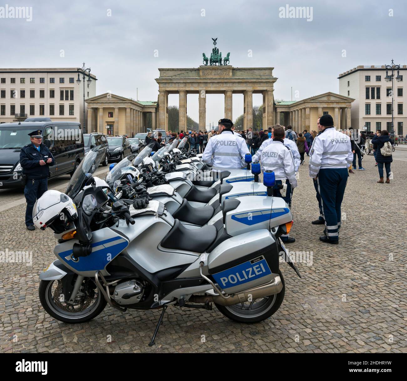 berlin, Motorradpolizei, Polizei, Motorradpolitik, Motorräder ...