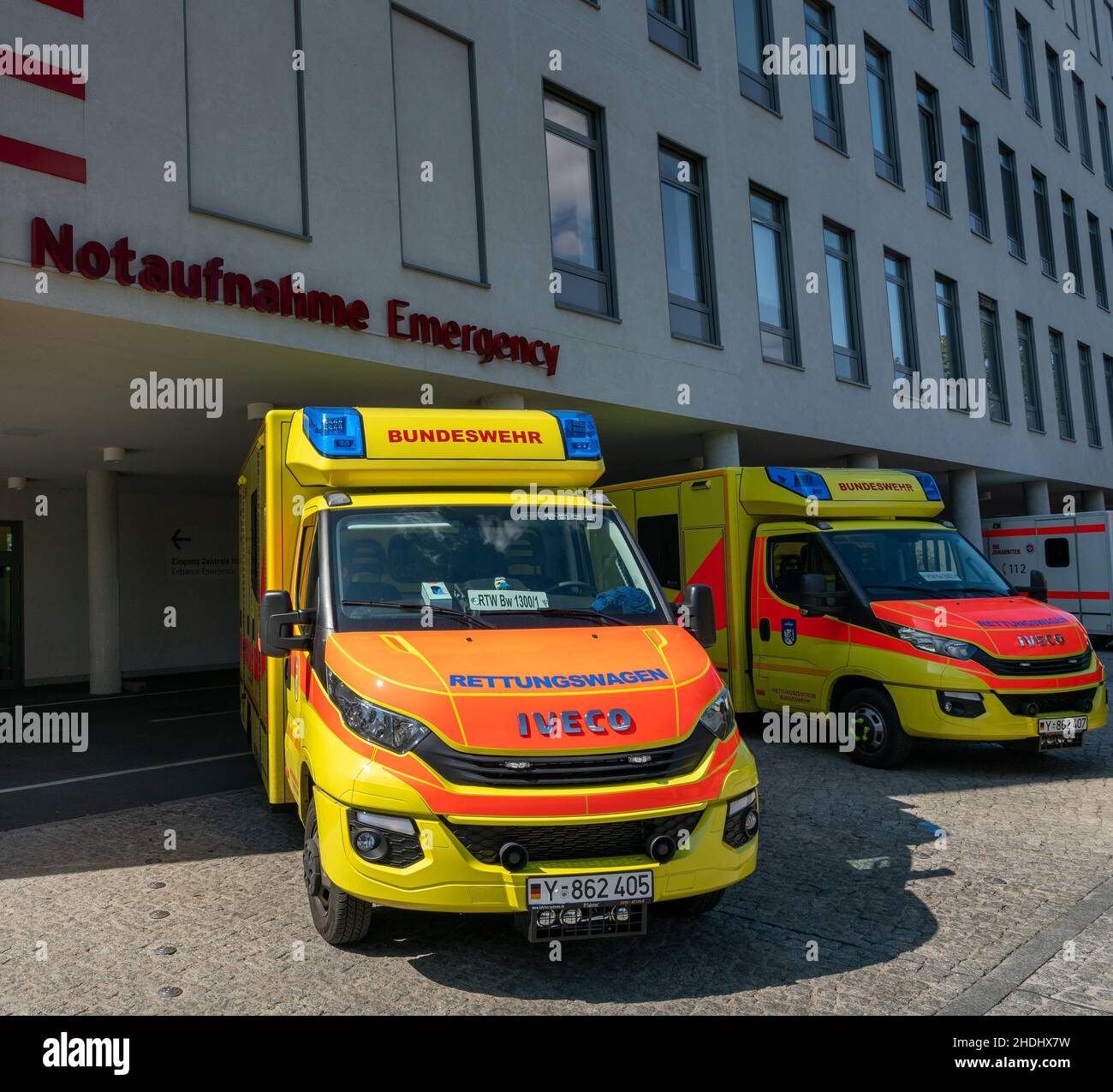 Notaufnahme, Krankenwagen, Notaufnahme, Krankenwagen Stockfotografie ...