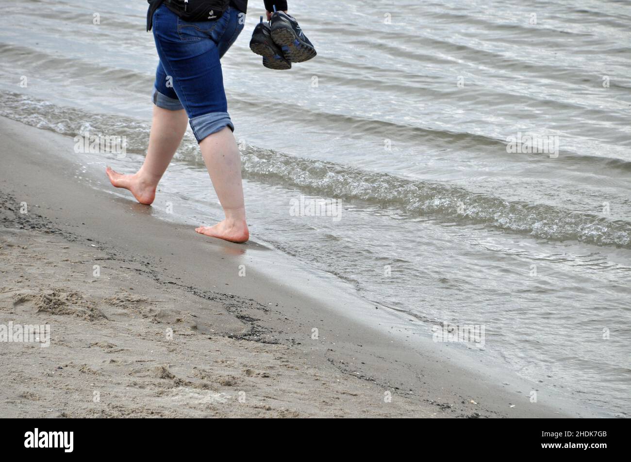 Strand, Spaziergang, barfuß, Strände, Meer, Spaziergänge, Barfußgehen ...