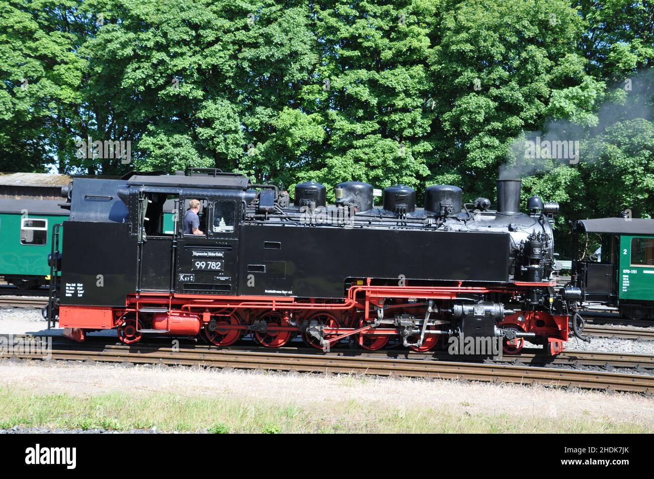 Historische dampflok lokomotiveisenbahn eisenbahn -Fotos und ...