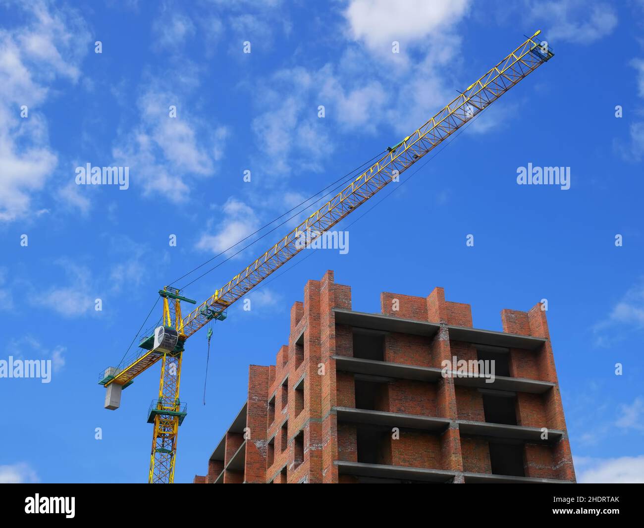 Kran, Baustelle, Karkasse, Turmdrehkran, Krane, Baustellen, Baustellen ...
