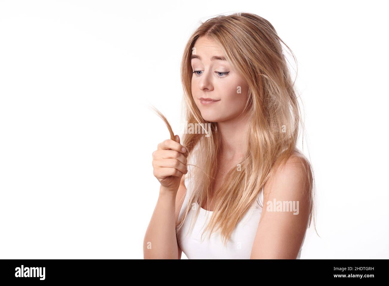 Splits long hair -Fotos und -Bildmaterial in hoher Auflösung – Alamy