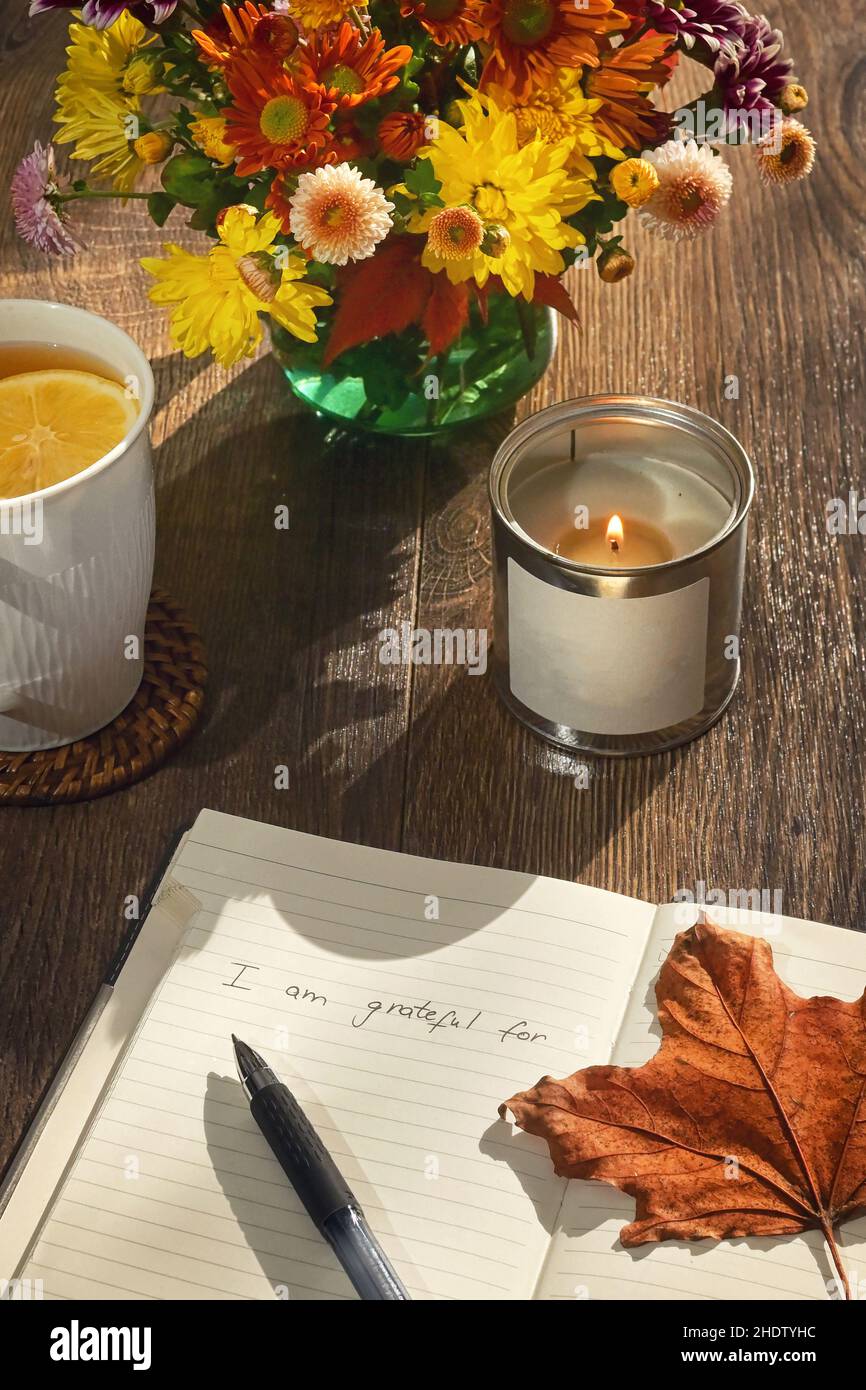 Dankbares tagebuch -Fotos und -Bildmaterial in hoher Auflösung – Alamy
