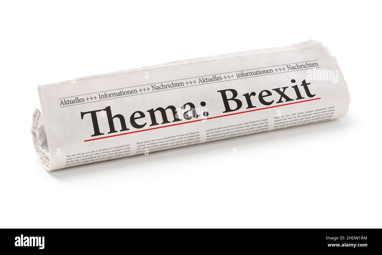 Brexit schlagzeilen -Fotos und -Bildmaterial in hoher Auflösung – Alamy