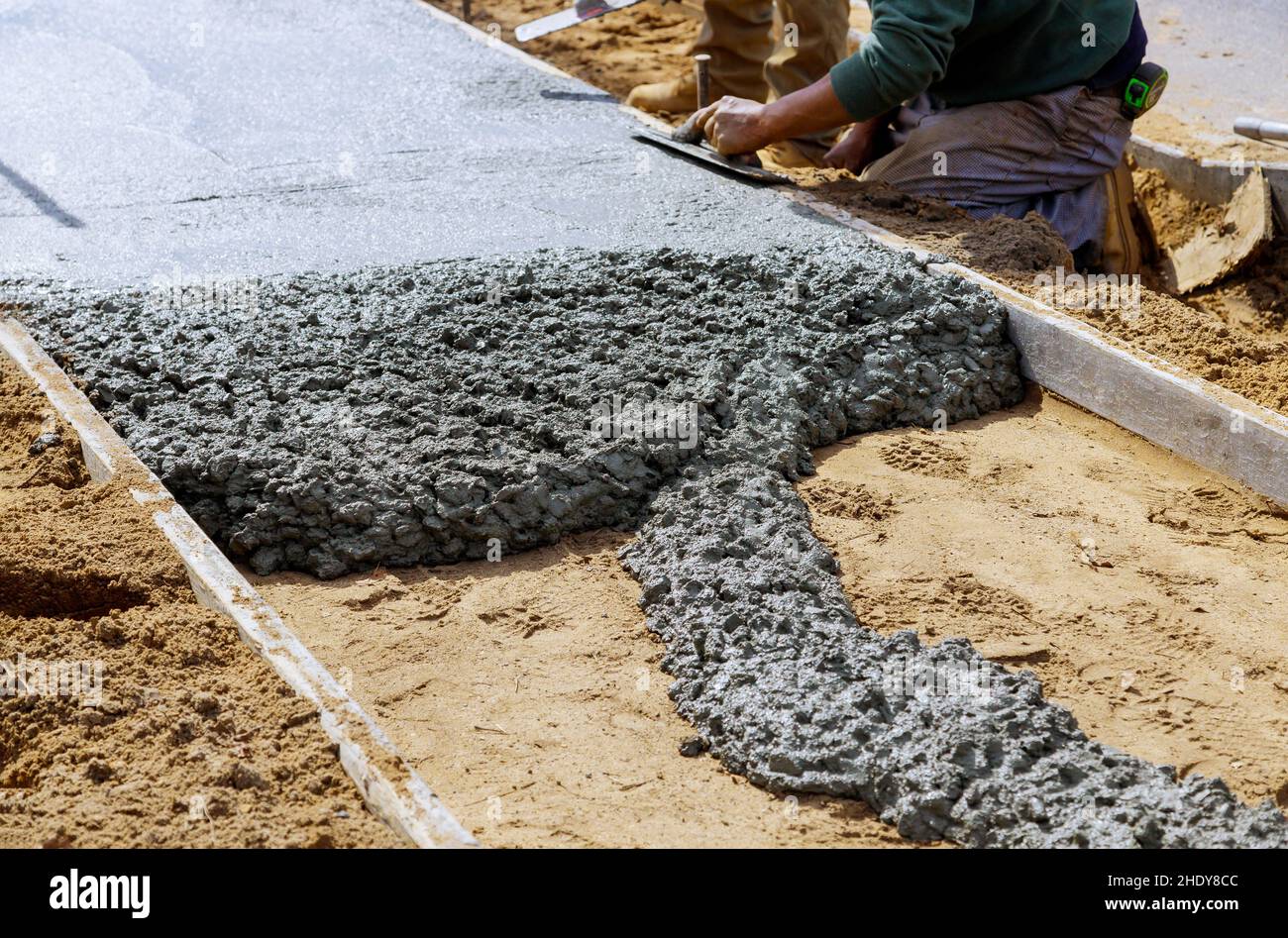 Pflaster, Straßenbau, Zement, Beton, Gehwege, Bau, Straßenbau ...
