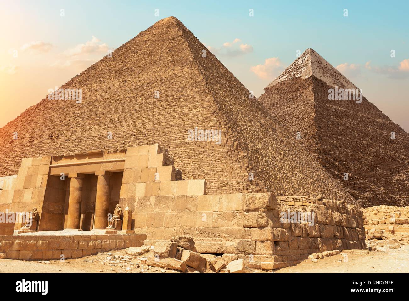 Pyramide Cheops Eingang Stockfotos und -bilder Kaufen - Alamy