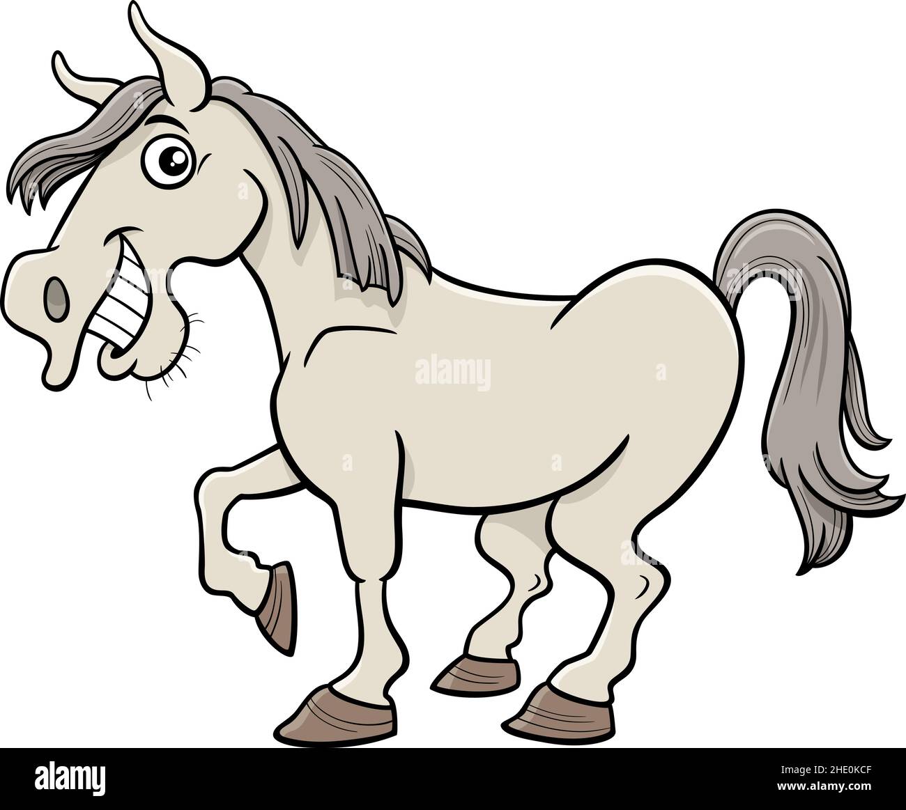 Pferd lustig Stock-Vektorgrafiken kaufen - Alamy