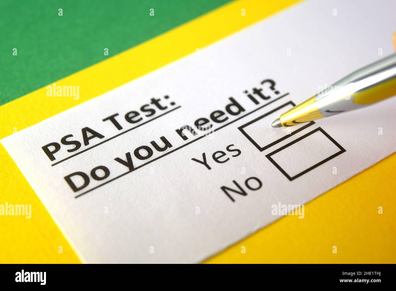 Psa test -Fotos und -Bildmaterial in hoher Auflösung – Alamy