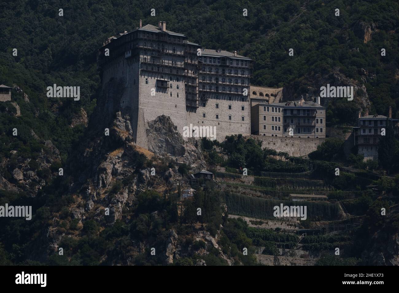 Simonos petras monastery -Fotos und -Bildmaterial in hoher Auflösung ...