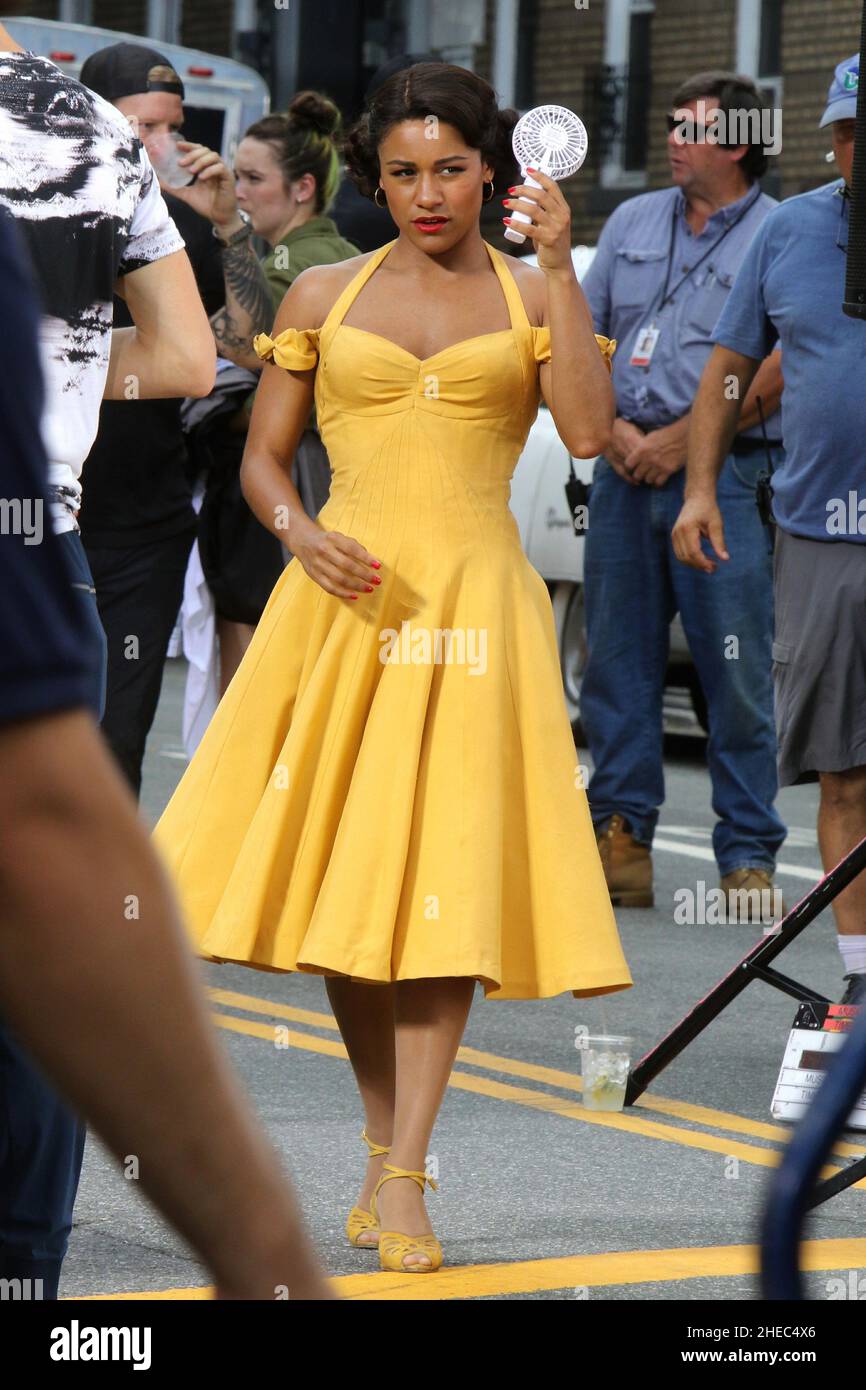 New York - NY - 20190727 Ariana DeBose und David Alvarez drehen eine ...