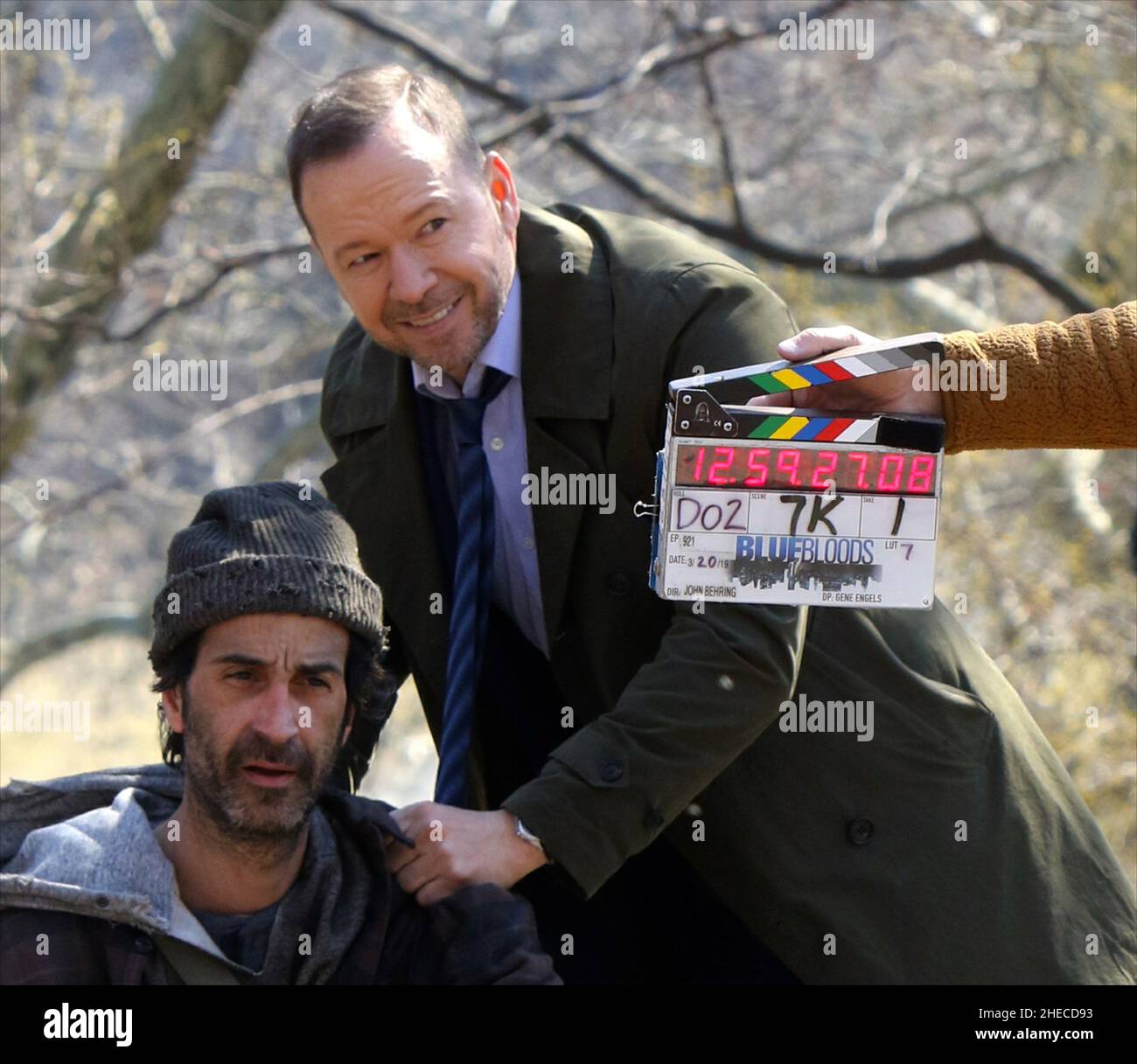 New York - NY - 20190320 Donnie Wahlberg ist dabei, Actionszenen für die letzte Staffel von ...