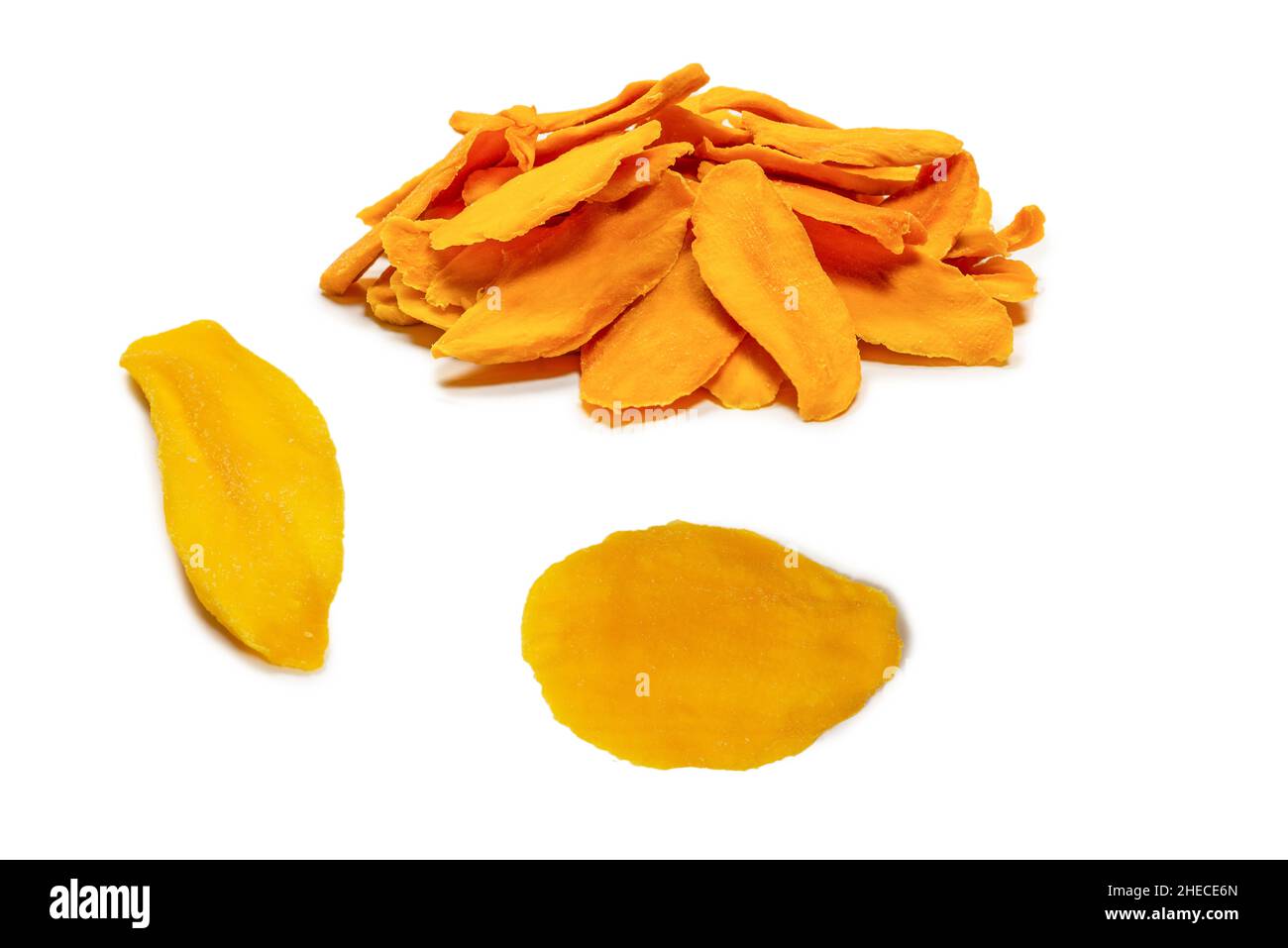 Trockene mangoscheiben auf einem hintergrund -Fotos und -Bildmaterial ...