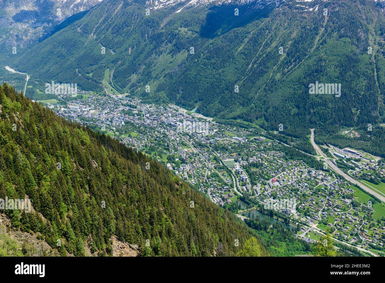 Dieses Landschaftsfoto wurde in Europa, in Frankreich, in den Alpen, in ...
