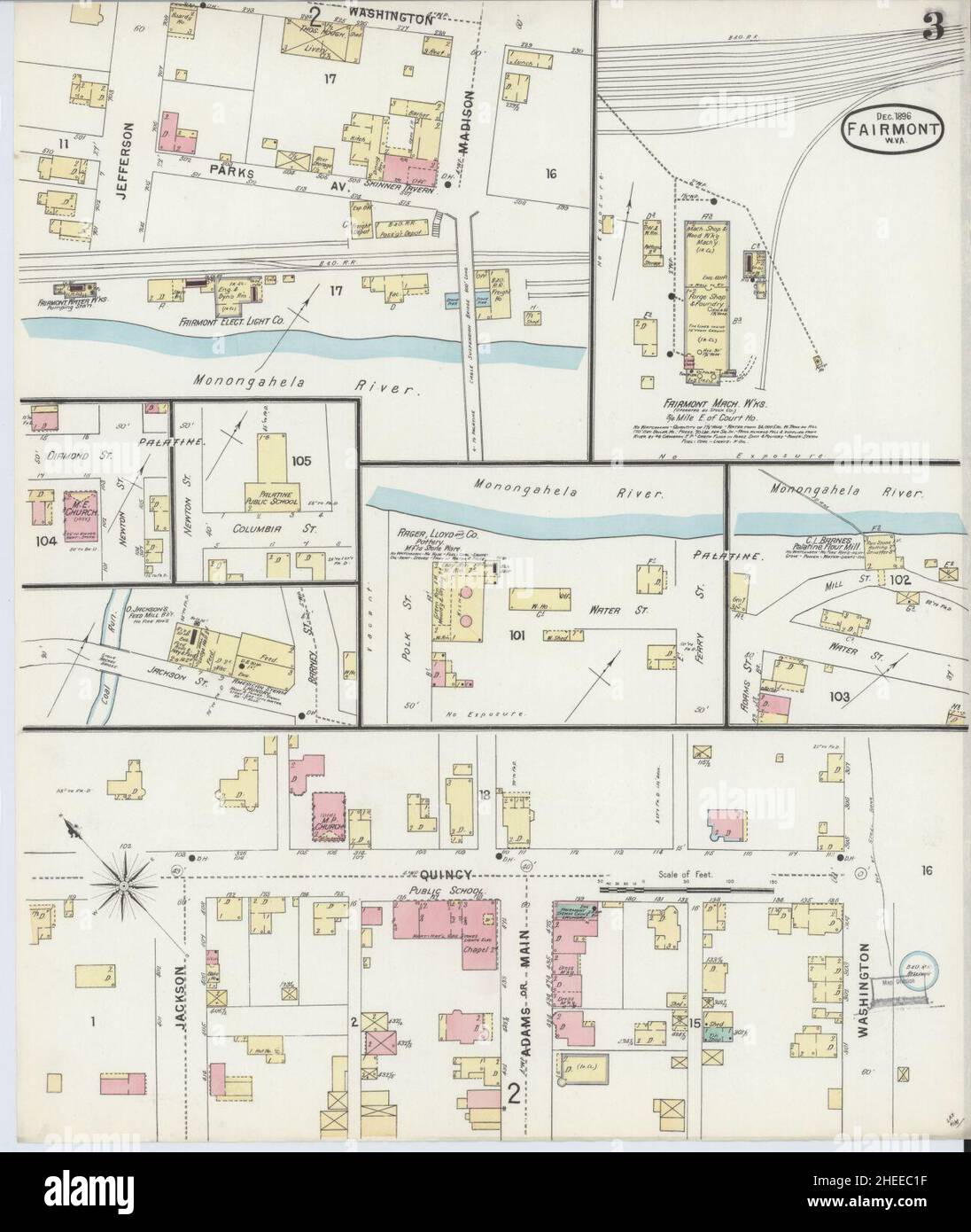 Karte von fairmont virginia -Fotos und -Bildmaterial in hoher Auflösung ...