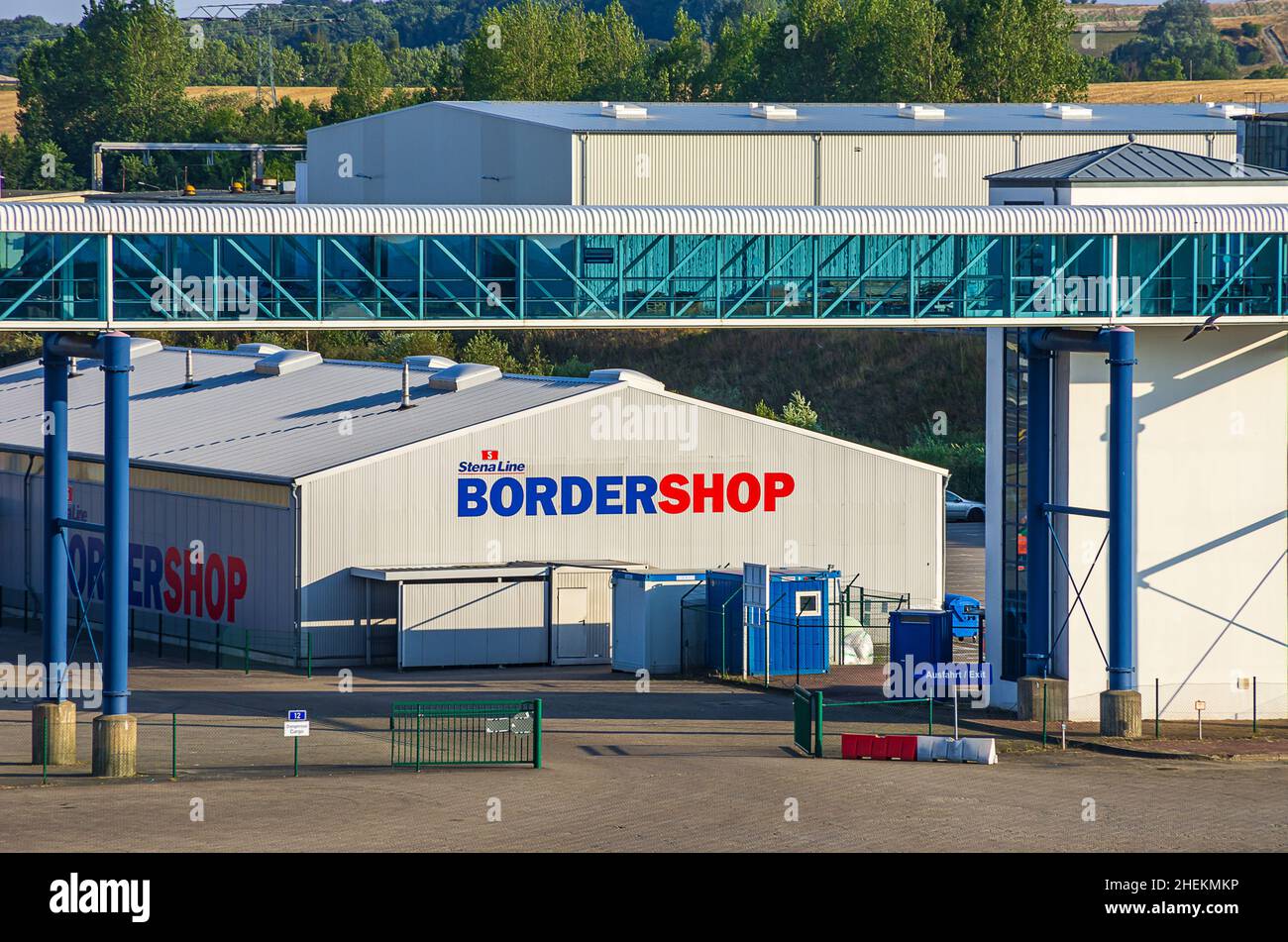 Der Border Shop der schwedischen Fährgesellschaft Stena Line für den ...