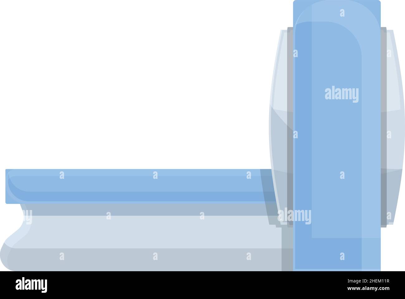 Cartoon-Vektor für MRT-Radiologie-Symbol. Magnetresonanz. Medizinische ...