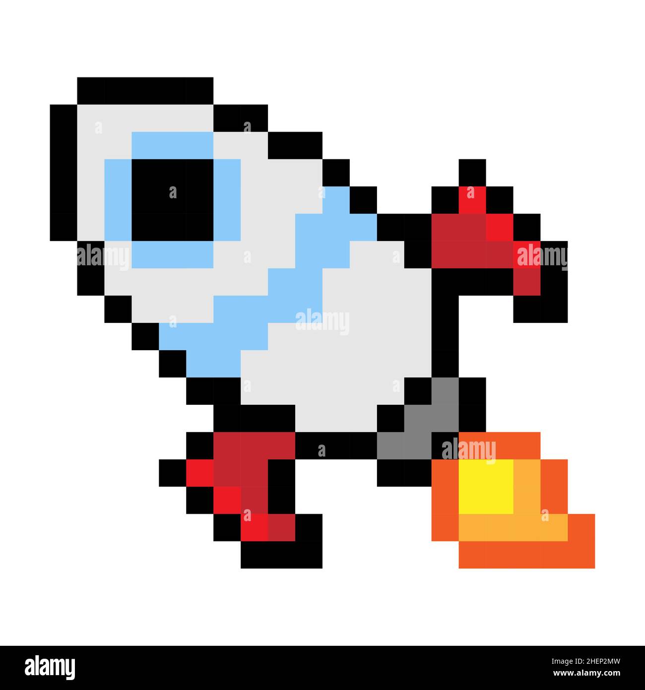 Pixel rocket art -Fotos und -Bildmaterial in hoher Auflösung – Alamy