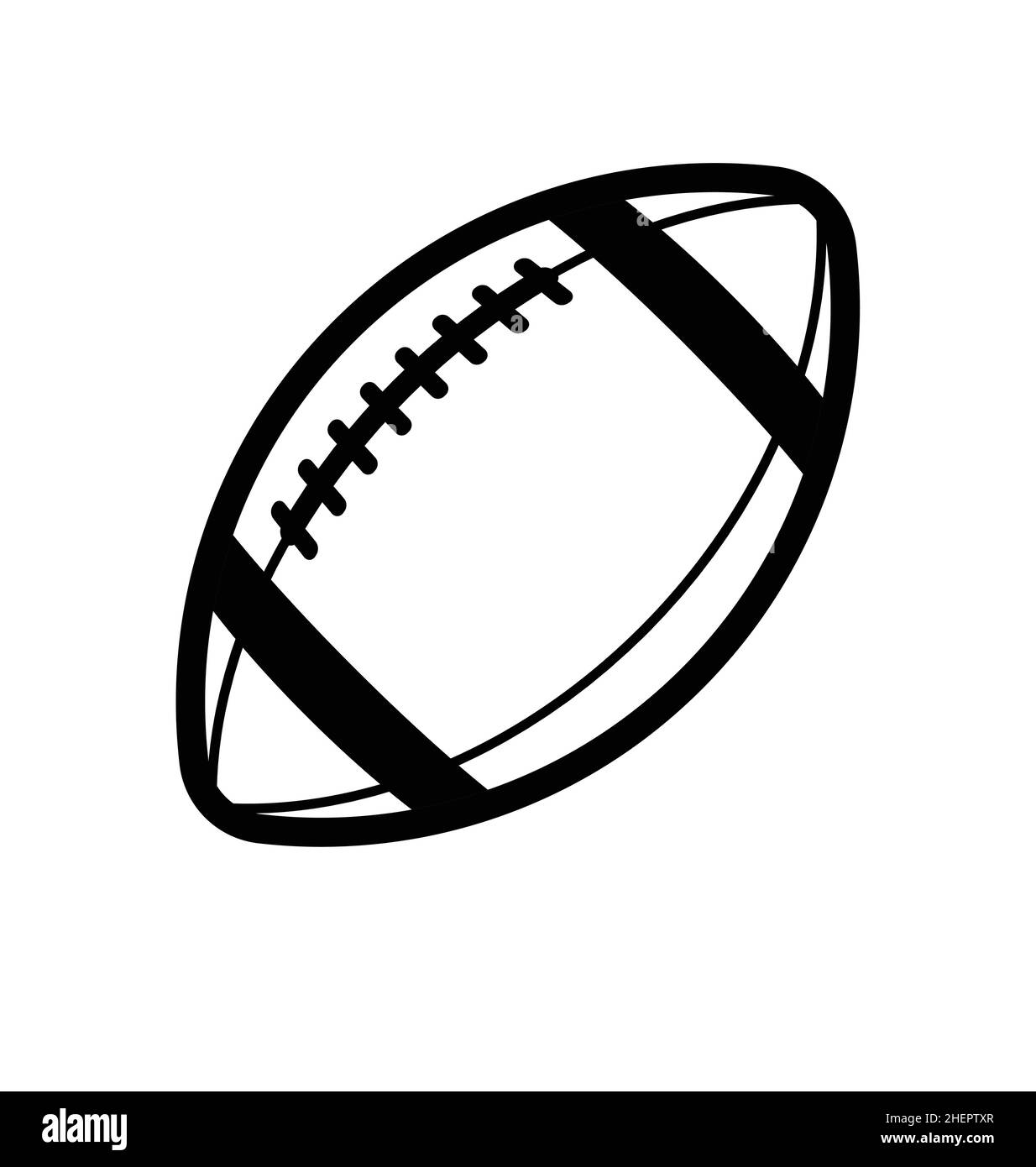 Einfache American Football Gridiron Ball Symbol braun Symbol Logo ...