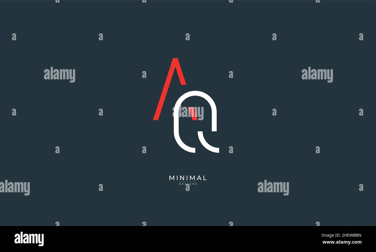 Aq alphabet Stock-Vektorgrafiken kaufen - Alamy
