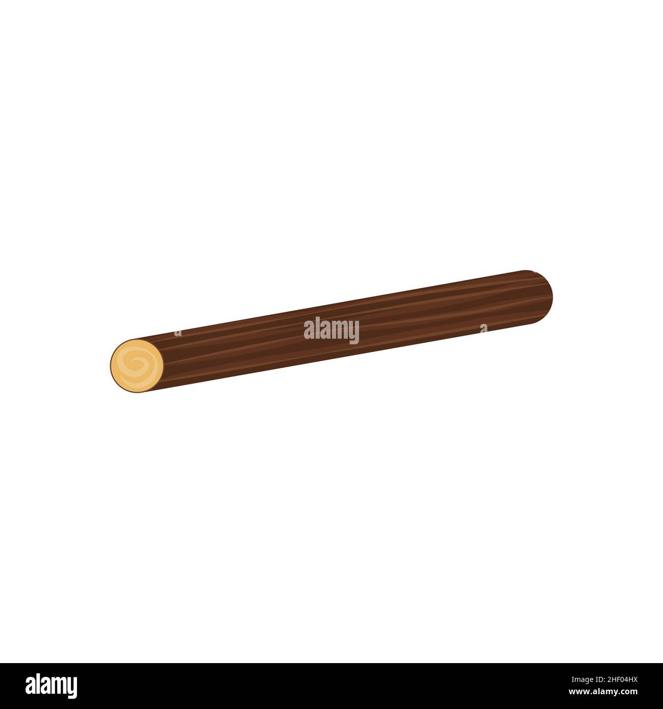 Vektor-Symbol Holz log und Stamm, Stumpf und Planke. eps Stock ...