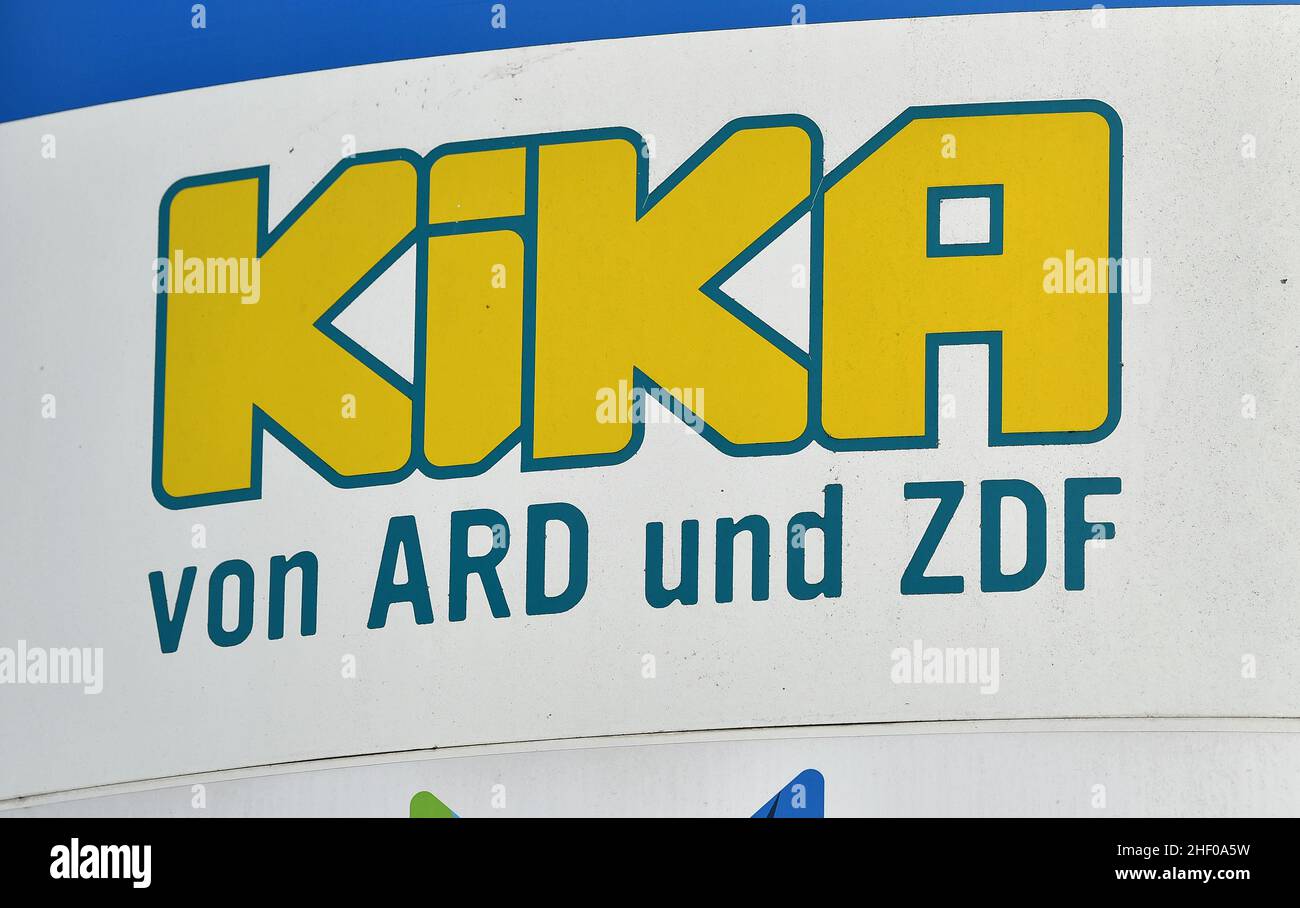 Erfurt, Deutschland. 13th Januar 2022. Das Logo des Kinderkanals (KiKA ...