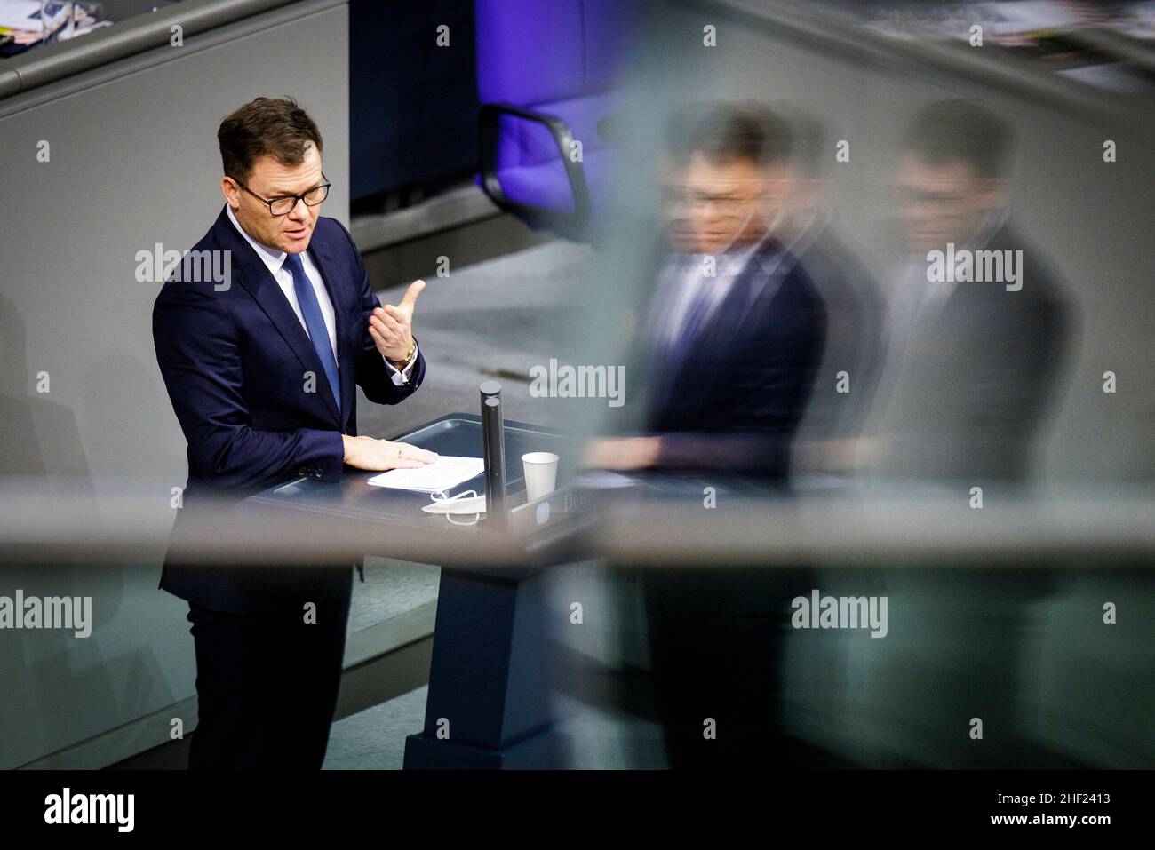 Berlin, Deutschland. 13th Januar 2022. Carsten Schneider ...