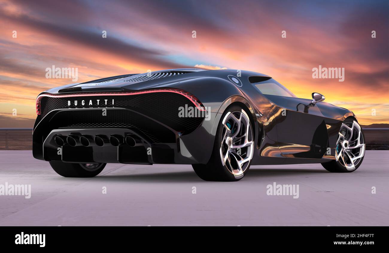 Das teuerste Auto der Welt, das "La Voiture Noire Stockfotografie - Alamy