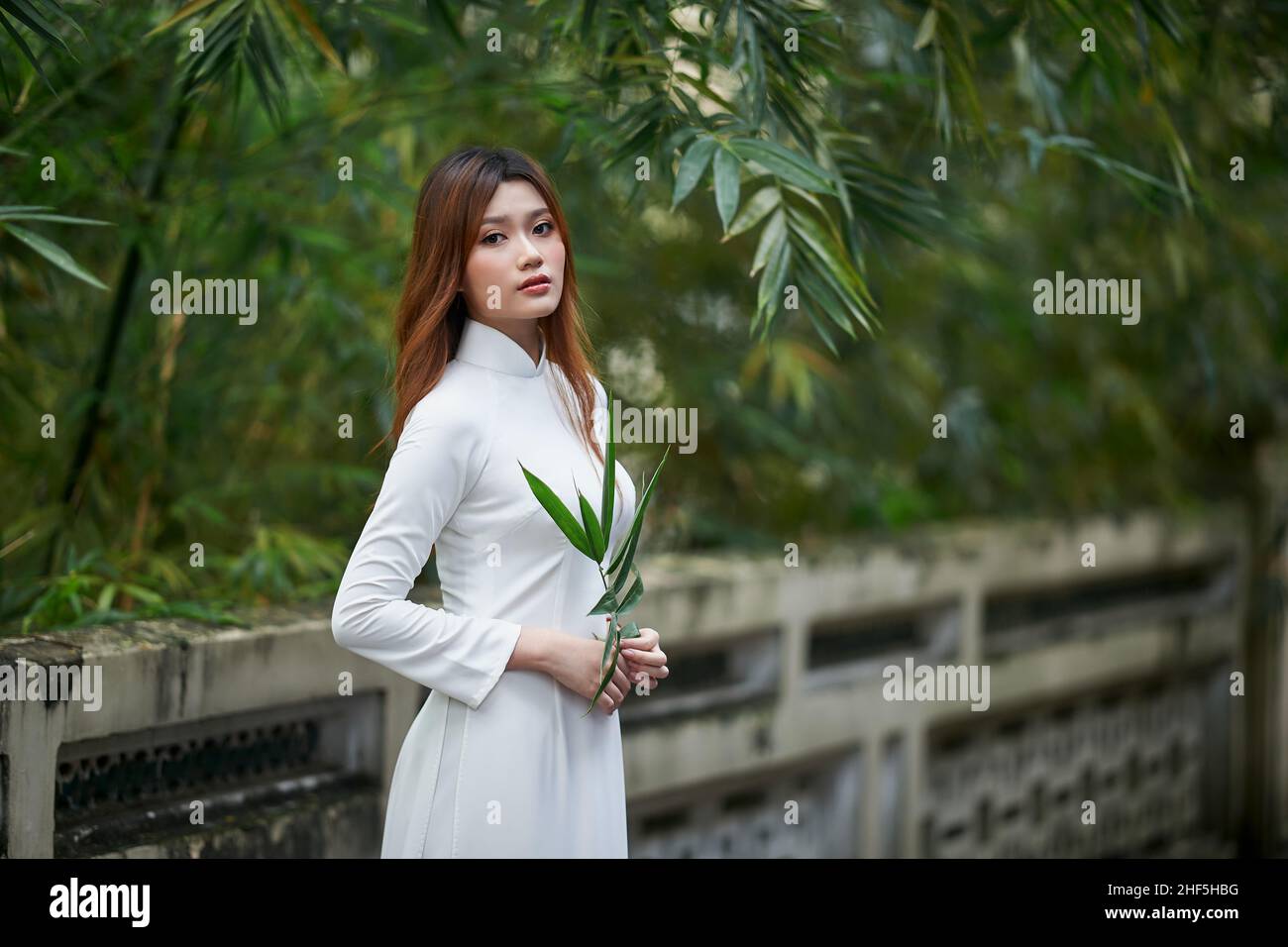 Vietnam women ao dai -Fotos und -Bildmaterial in hoher Auflösung – Alamy