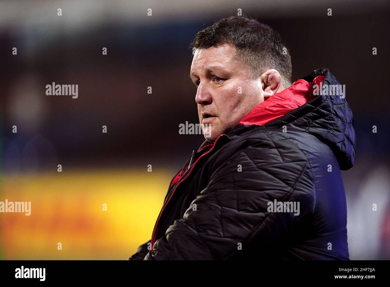 Cardiff Director of Rugby Dai Young vor dem Heineken Champions Cup ...