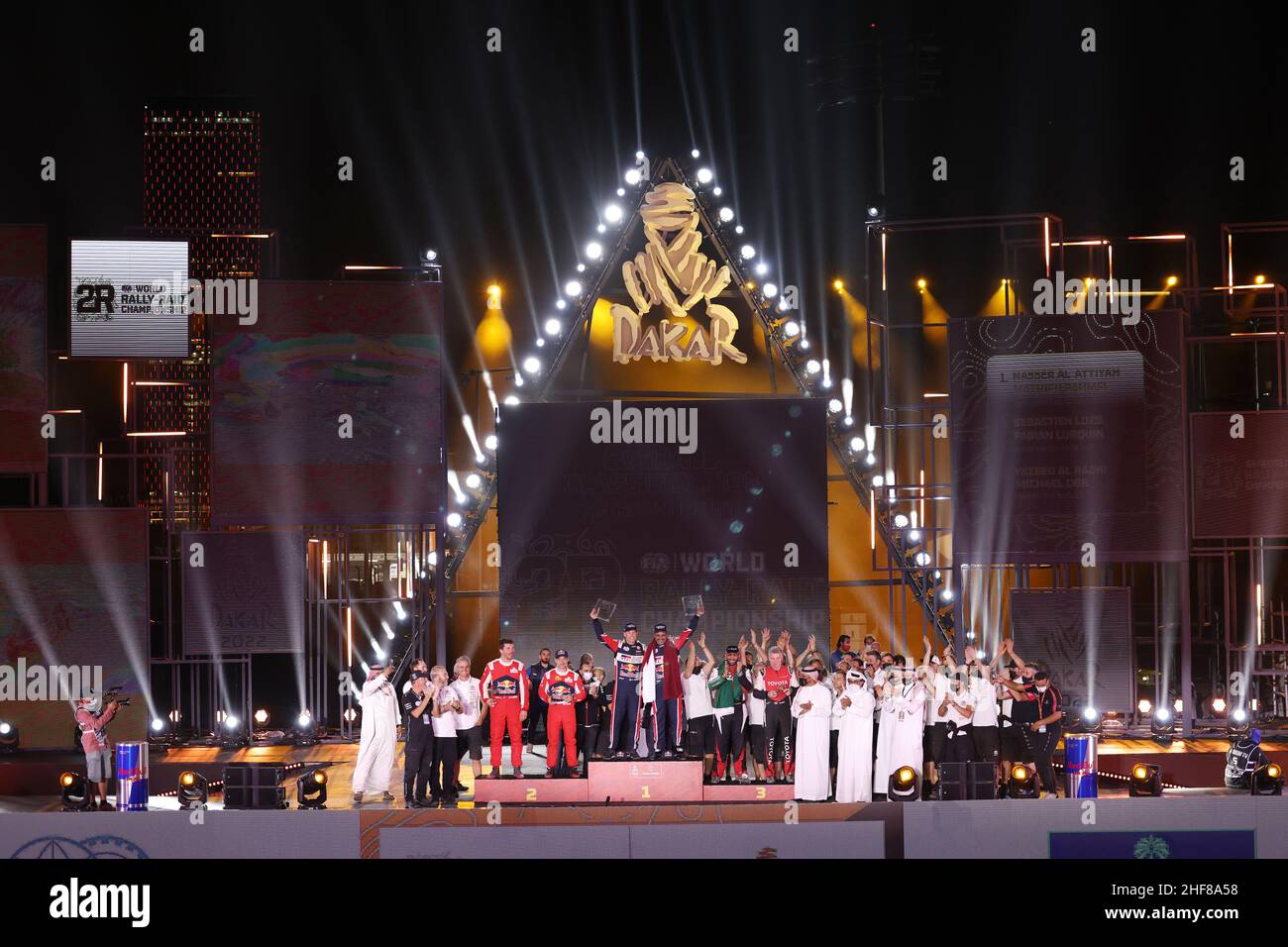 Dschidda, Saudi-Arabien. 14th Januar 2022. 211 Loeb Sébastien (Fra), Lurquin Fabian (bel ...