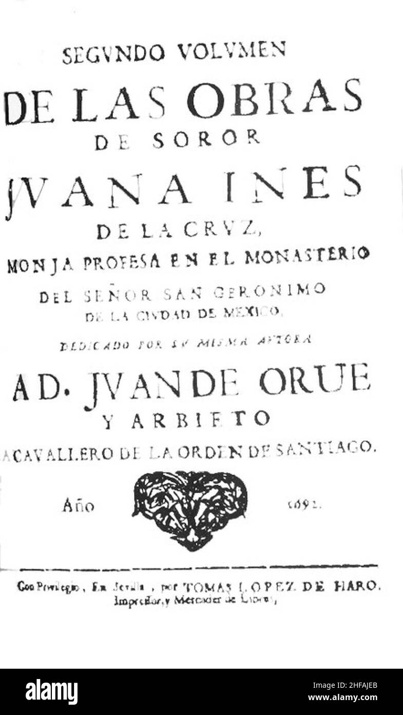 Sor juana ines de la cruz -Fotos und -Bildmaterial in hoher Auflösung ...