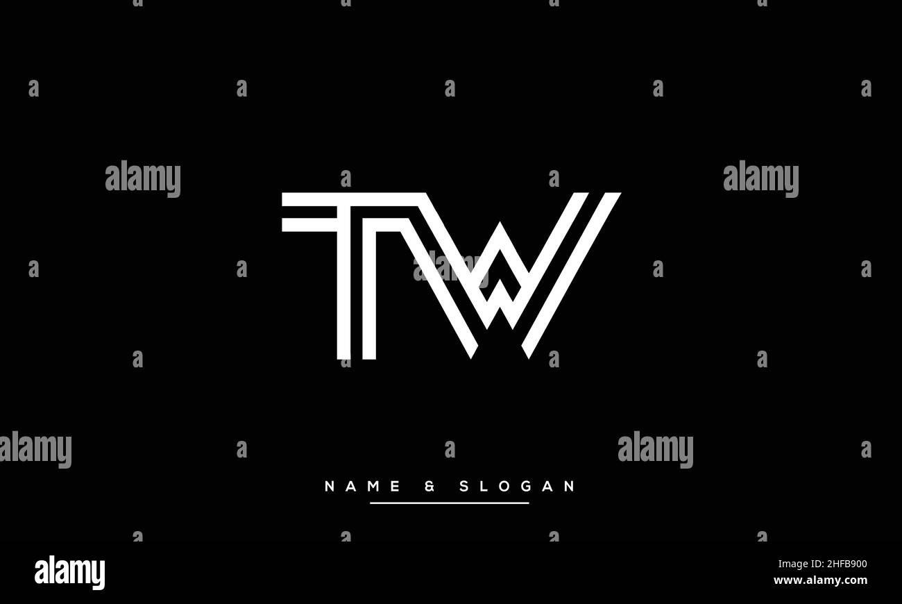 Tw logo -Fotos und -Bildmaterial in hoher Auflösung – Alamy