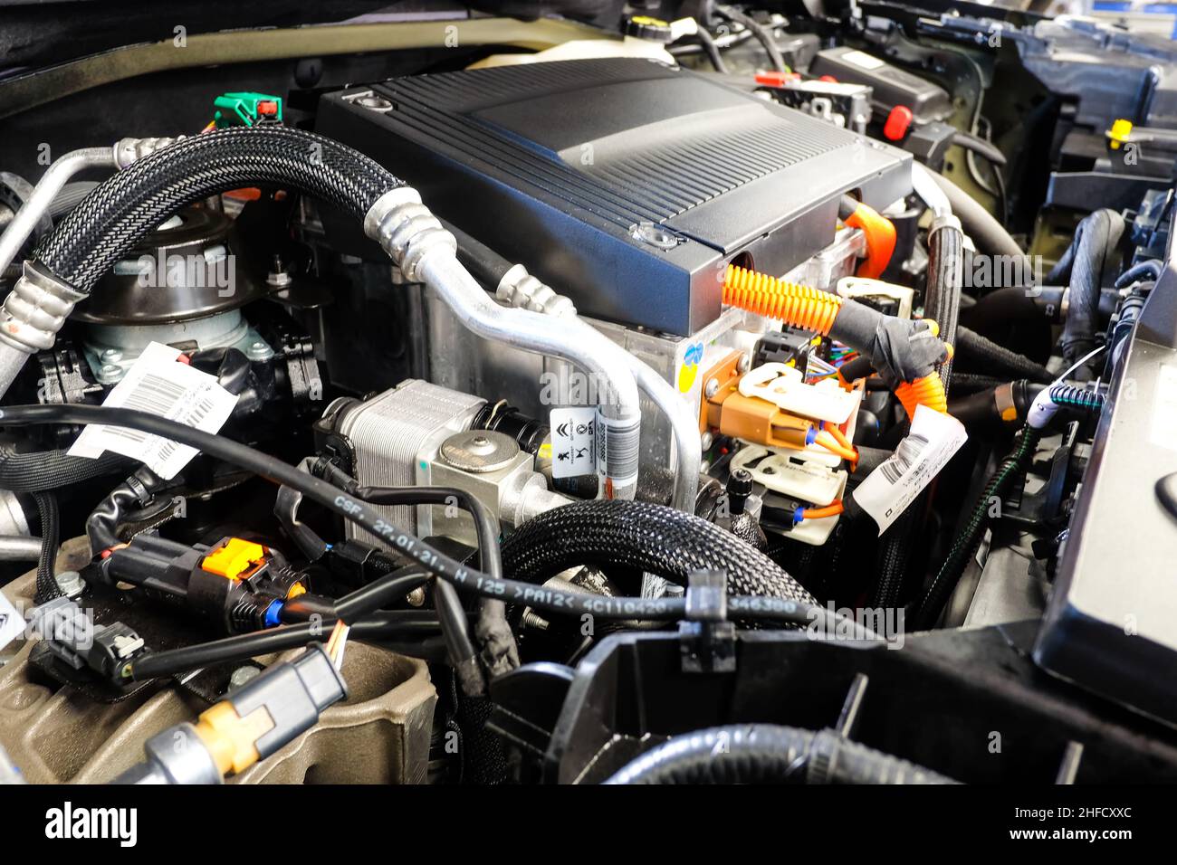 Motorraum des motorraums, des motorraums, des motorraums, des C4 ...