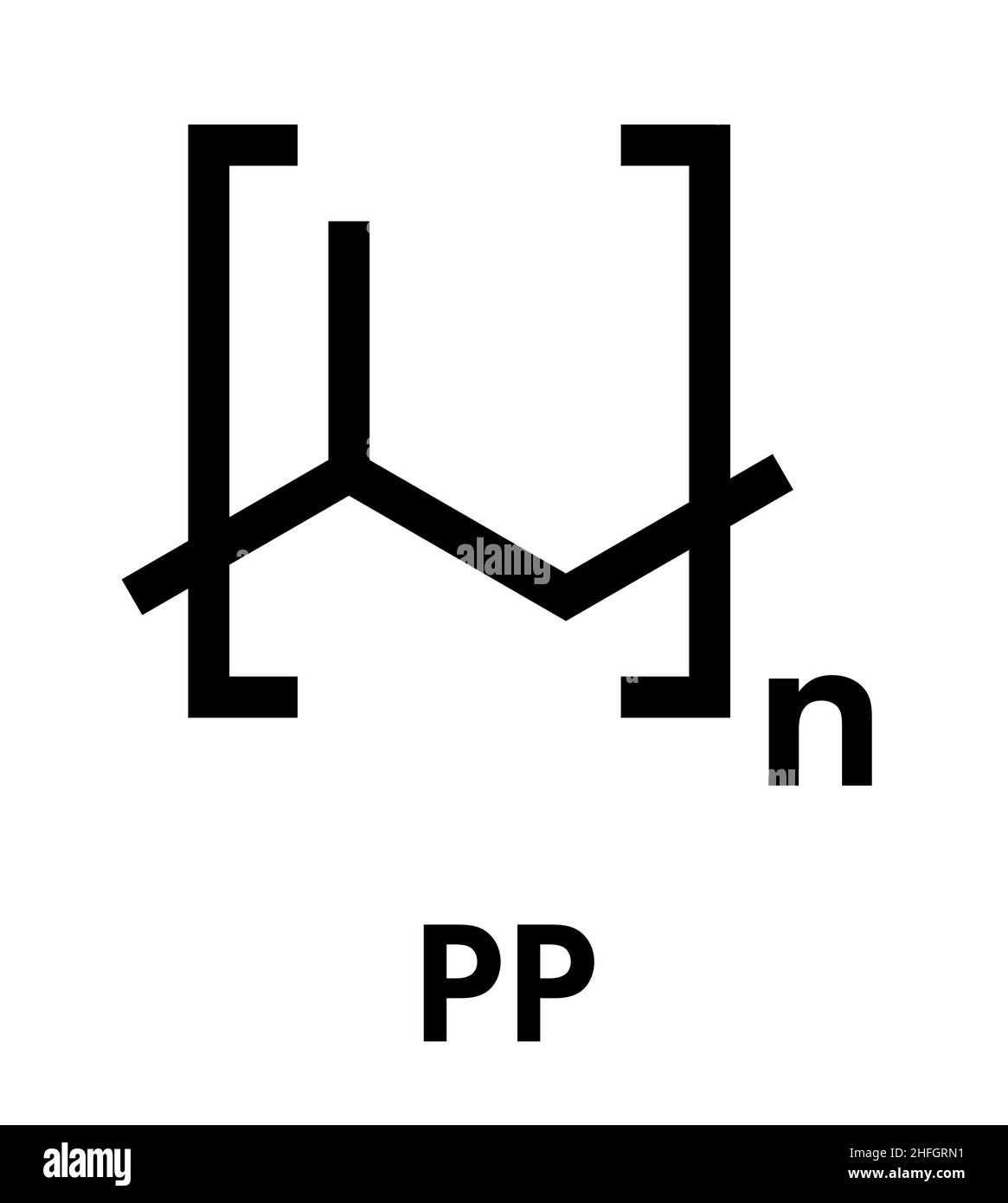 Chemical structure propylene propene polypropylene Stock-Vektorgrafiken ...