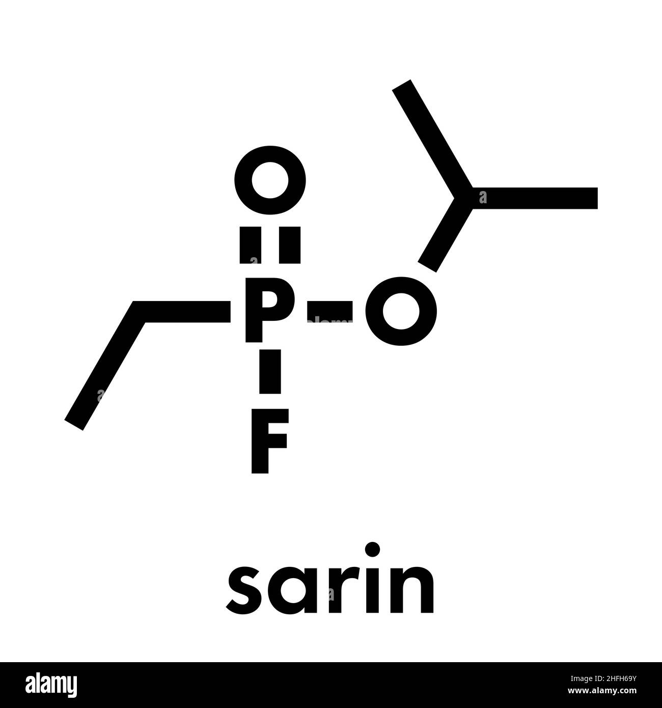 Sarin nervengas Stock-Vektorgrafiken kaufen - Alamy