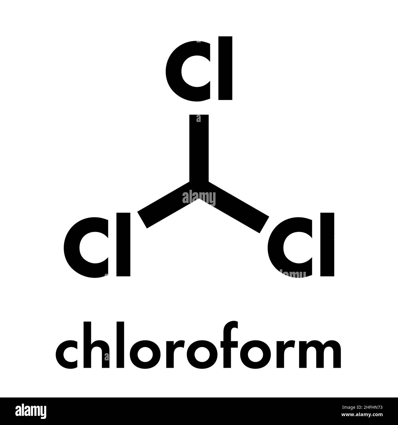 Chloroform molecule Schwarzweiß-Stockfotos und -bilder - Alamy