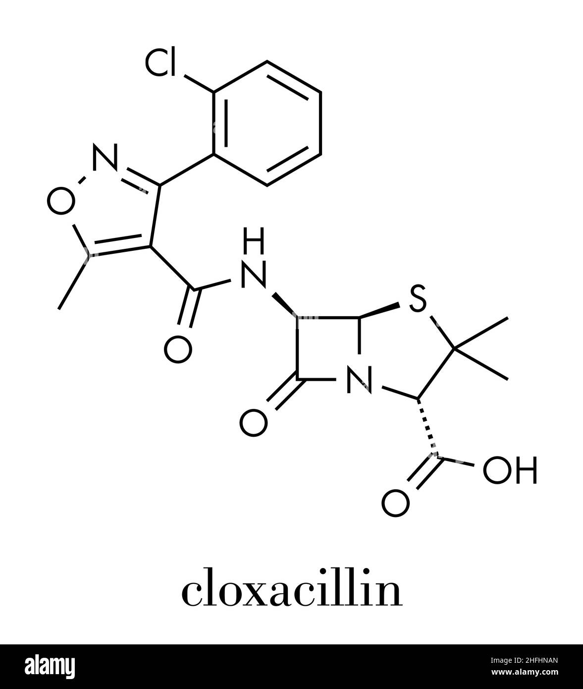 Chemistry chemical formula penicillin Stock-Vektorgrafiken kaufen - Alamy
