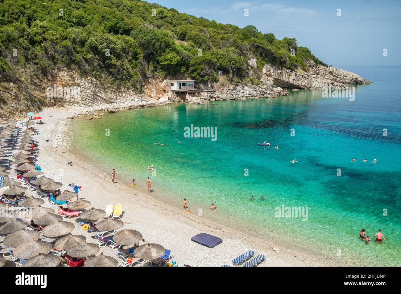 Ksamil beach albania -Fotos und -Bildmaterial in hoher Auflösung – Alamy