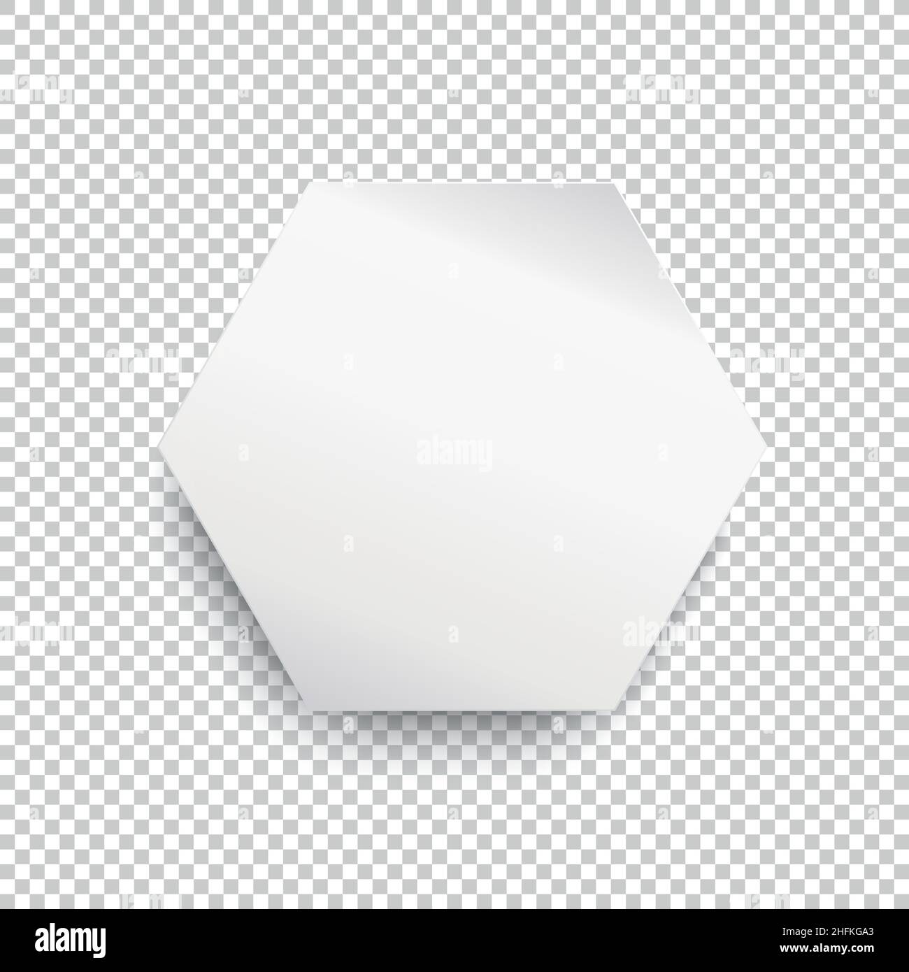 Weißes Papier Waben- oder Hexagon-Piktogramm Infografik-Design auf ...