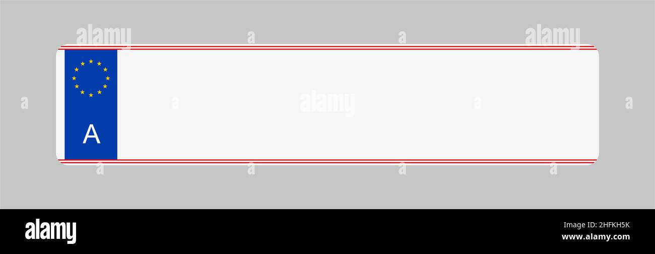 österreichisches nummernschild Stock-Vektorgrafiken kaufen - Alamy