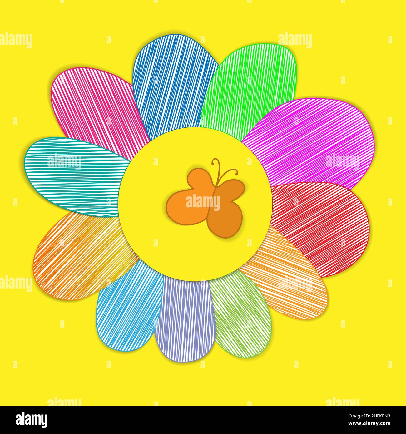 Kind kinder zeichnung Stock-Vektorgrafiken kaufen - Alamy