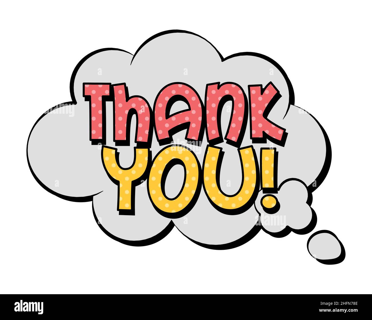 Cartoon danke Stock-Vektorgrafiken kaufen - Alamy