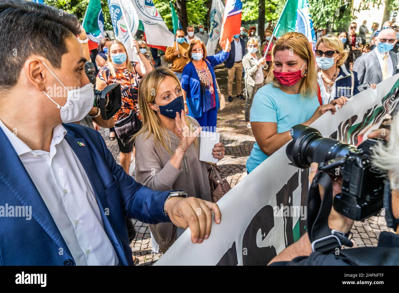 Foto Matteo Groppo/LaPresse 03 settembre 2020 Bolzano, Italia politica ...