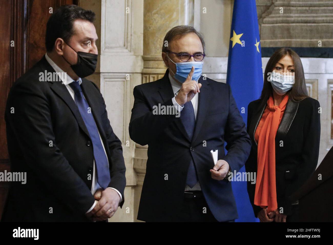 Foto Fabio Frustaci/LaPresse/POOL Ansa31 gennaio 2021 Roma, Italia ...