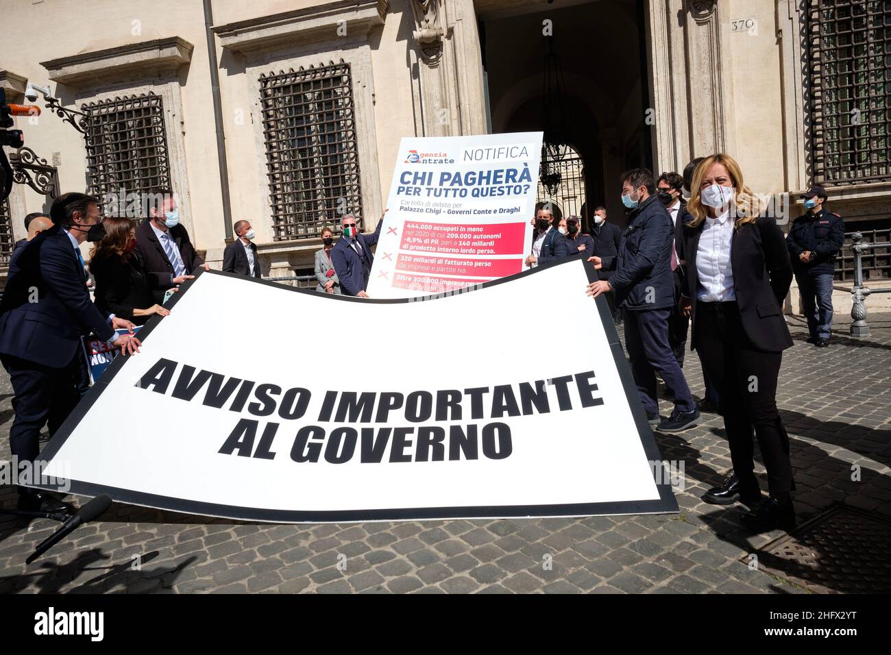 Mauro Scrobogna /LaPresse March 30, 2021 Rom, Italien Politik Palazzo ...