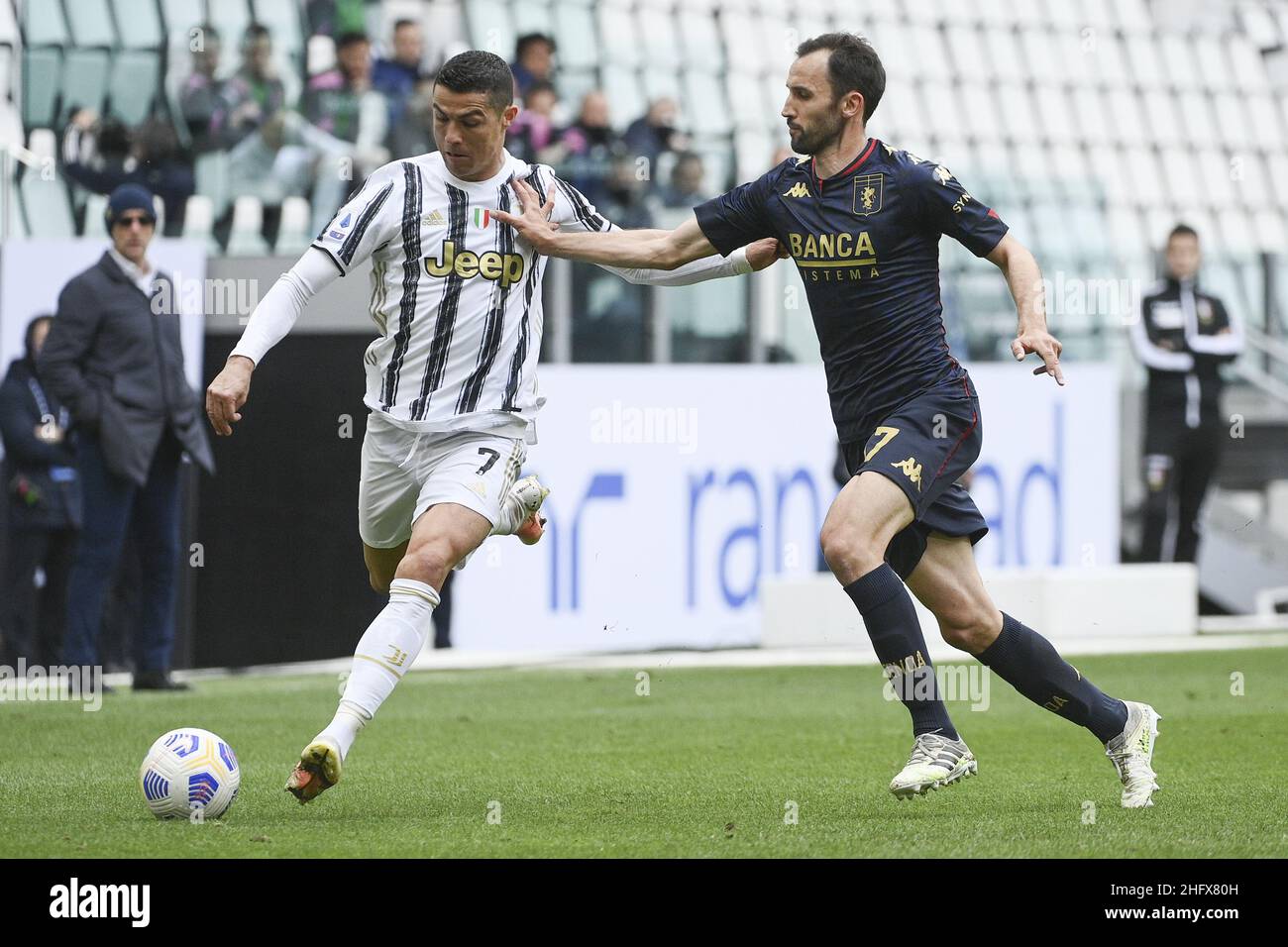 Marco Alpozzi/LaPresse 11. April 2020 Turin, Italien Sportfußball ...