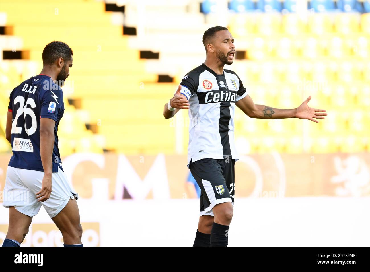 Massimo Paolone/LaPresse 24. April 2021 Parma, Italien Sportfußball ...