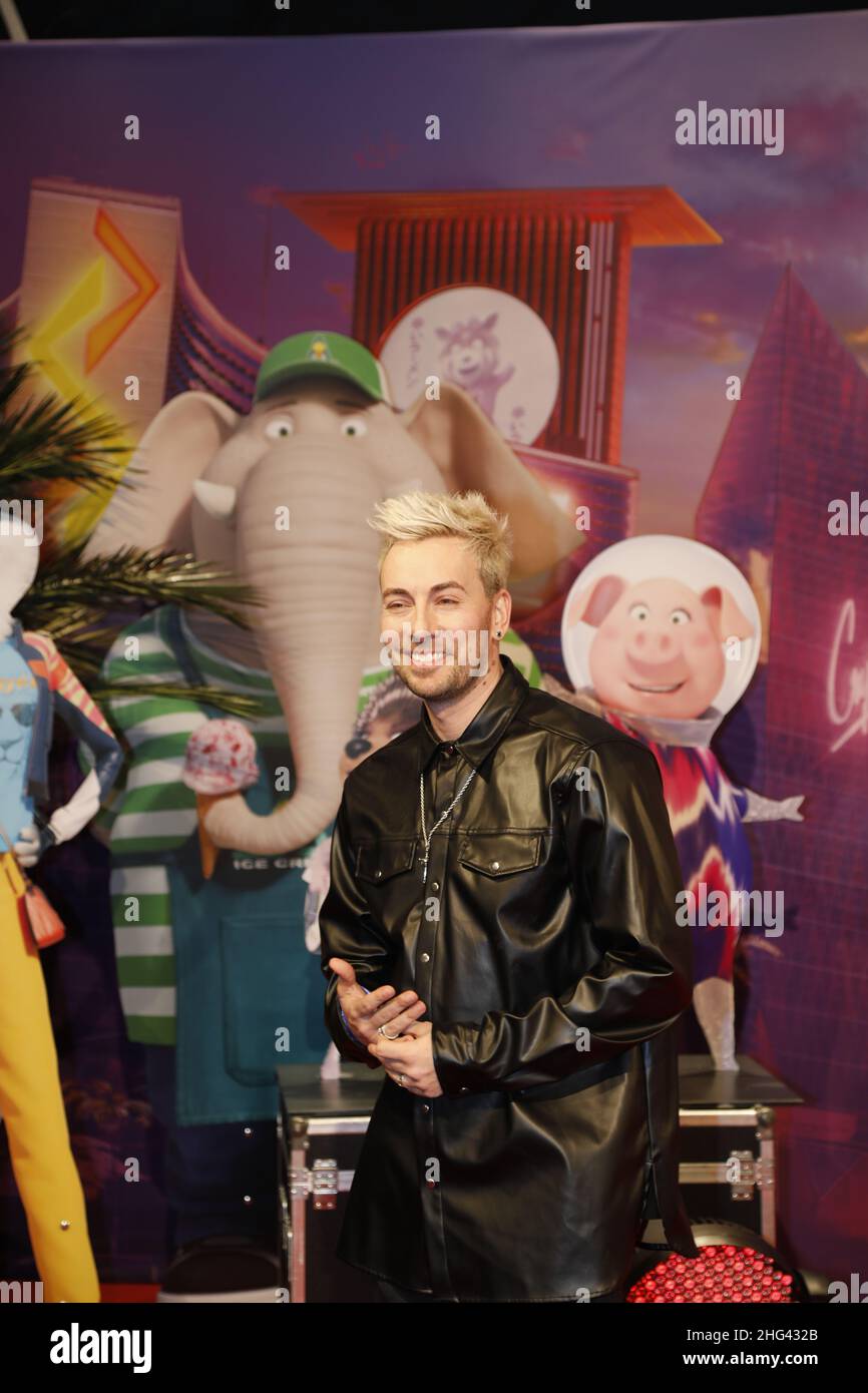 David Lei Brandt von Team 5ünf bei der Premiere des Kinofilms 'Sing ...